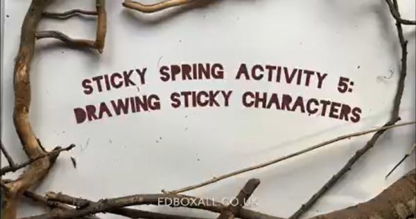 Drawing sticky characters – Hastings Museum and Art Gallery